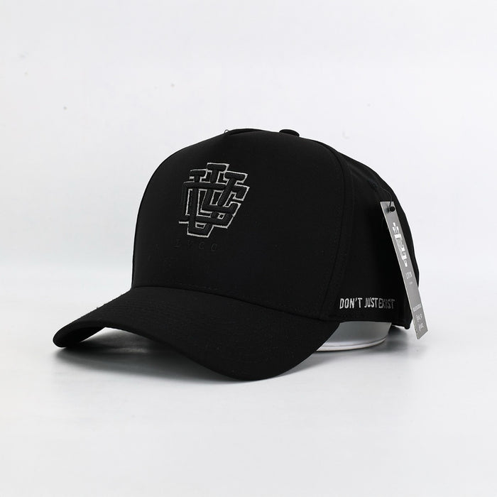 Deep Fit Black Water-Resistant A-FRAME LVCO SNAPBACK